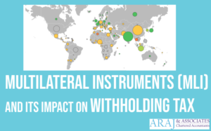 Multilateral instruments (MLI) and its impact on withholding tax ...